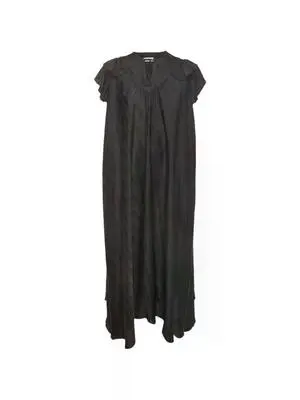 Balenciaga Flou Monogram-jacquard Maxi Dress