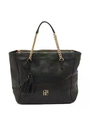 Carolina Herrera Tassel-detail Tote Bag - Black