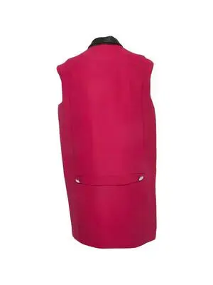 Gucci Leather-trim Sleeveless Blouse