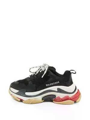 Balenciaga Triple S Lace-up Sneakers - Black