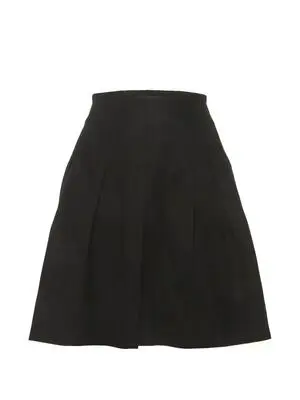 Chloé Flared Zip-up Mini Skirt - Black