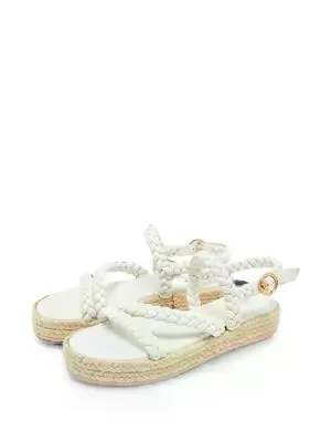 GIANVITO ROSSI Braided Platform Sandals