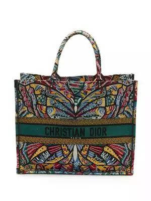 Dior 2018 Large Book Butterfly Tote Bag