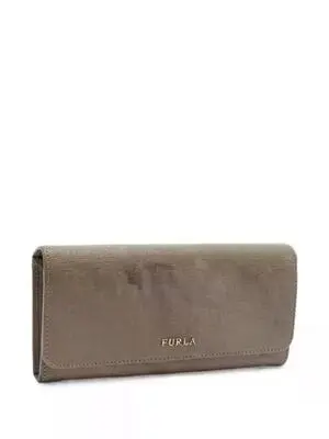 Furla Logo-lettering Continental Wallet - Brown