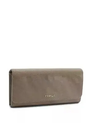Furla Logo-lettering Continental Wallet - Brown