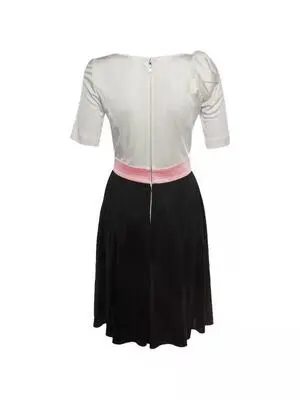 LOUIS VUITTON Bow-detail Cowl-neck Mini Dress