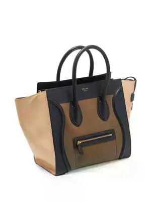 Celine 2013 Mini Luggage Tote Bag - Neutrals