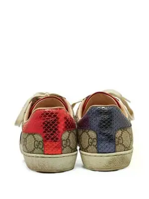 Gucci Ace Web Sneakers - Neutrals