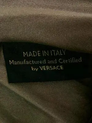 Versace Belted Halter-neck Mini Dress