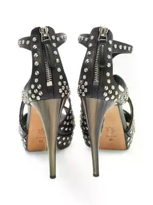 Alexander McQueen Studded Cage Sandals