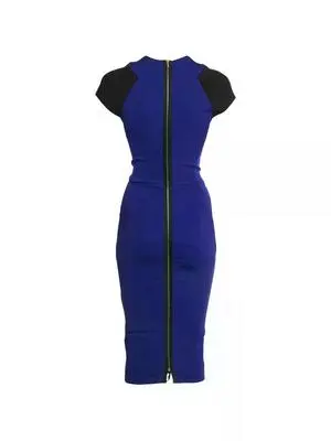 Victoria Beckham Jersey Sheath Midi Dress