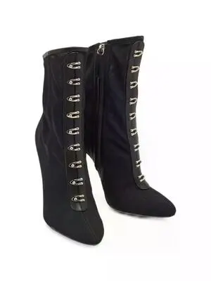 GIUSEPPE ZANOTTI Janice Mesh-panel Ankle Boots