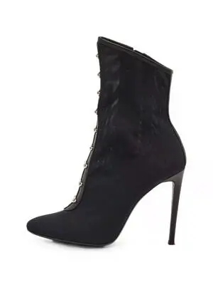 GIUSEPPE ZANOTTI Janice Mesh-panel Ankle Boots