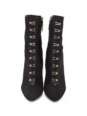GIUSEPPE ZANOTTI Janice Mesh-panel Ankle Boots