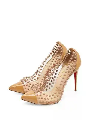 CHRISTIAN LOUBOUTIN Spike Me Pointed-toe Pumps
