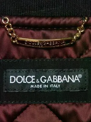 Dolce & Gabbana Baroque Angels-print Bomber Jacket