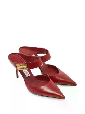 JIMMY CHOO Smokey Pointed-toe Mules