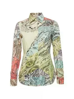 Etro Paisley Long-sleeved Shirt - Neutrals