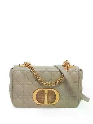 Dior Small Caro Cannage Shoulder Bag - Neutrals