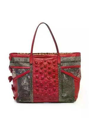 Valentino Garavani Sequinned Crystal-embellished Tote Bag