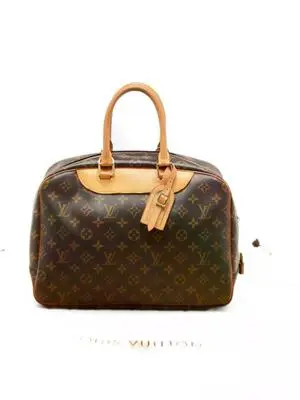 LOUIS VUITTON Monogram Canvas Deauville Handbag - Brown