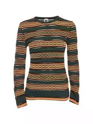 Missoni Patterned Knit Top - Green