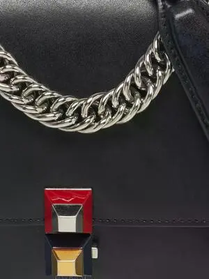 Fendi 2017 Kan I Leather Shoulder Bag