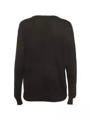 Moschino Teddy Bear Intarsia Knit Sweater - Black
