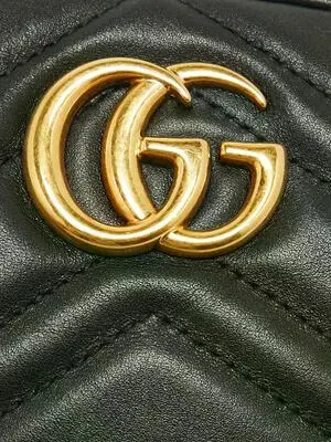 Gucci Gg Marmont Matelassé Belt Bag - Black