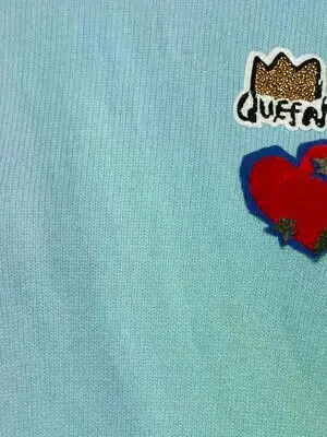 Dolce & Gabbana Heart Crown Patch Sweater