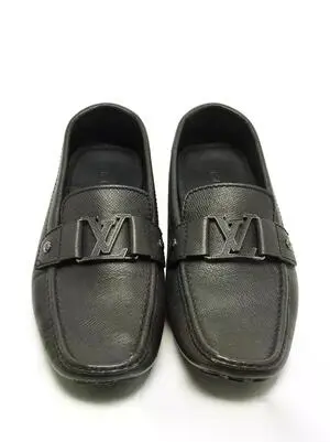 LOUIS VUITTON Monte Carlo Leather Loafers