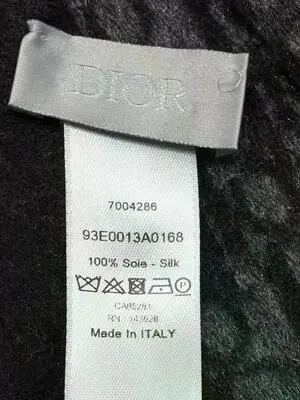 Dior Oblique Tasseled-ends Scarf