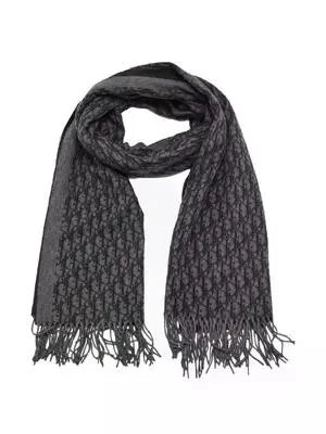 Dior Oblique Tasseled-ends Scarf