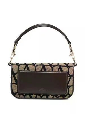 Valentino Garavani Locò Small Iconographe Canvas Shoulder Bag