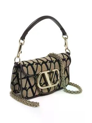 Valentino Garavani Locò Small Iconographe Canvas Shoulder Bag