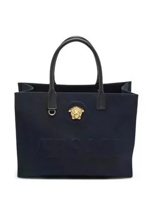 Versace La Medusa Tote Bag - Blue