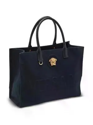 Versace La Medusa Tote Bag - Blue