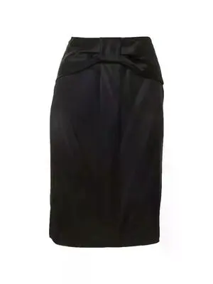 Dolce & Gabbana Bow-detail Mini Skirt - Black