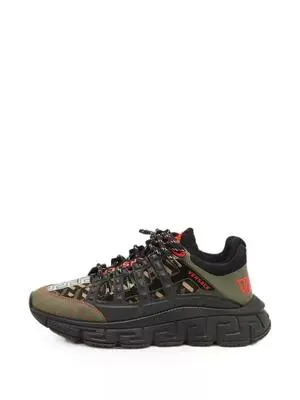 Versace Trigreca Panelled Sneakers