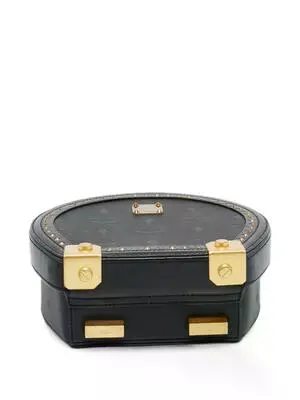 Mcm Berlin Studded Round Tote Bag