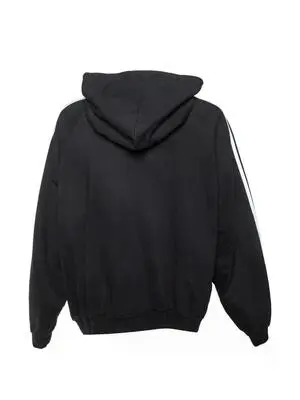 Balenciaga X Adidas Logo-embroidered Hoodie - Black