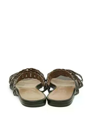 Hermès Chaine D'ancre Rivage Sandals - Black
