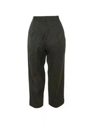Dolce & Gabbana Dot-print Pleated Trousers
