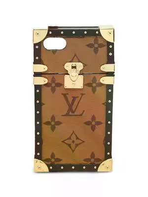LOUIS VUITTON Eye Trunk Iphone 7 Case - Brown