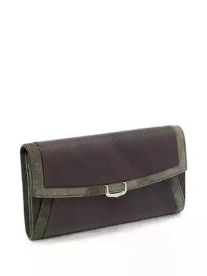 Cartier C De Leather And Suede Continental Wallet