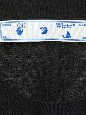 Off-White Arrow Floral-embroidered T-shirt
