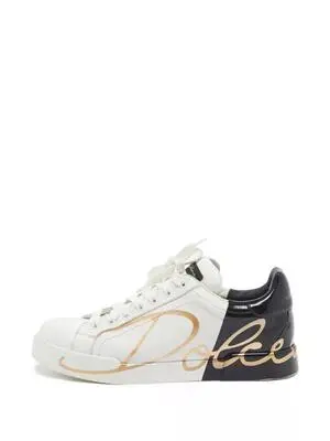 Dolce & Gabbana Portofino Low-top Sneakers - White