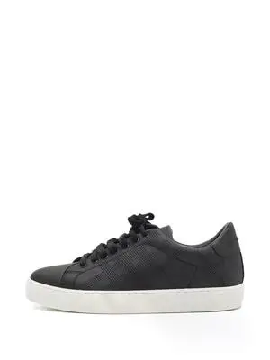 Burberry Westford Leather Sneakers - Black