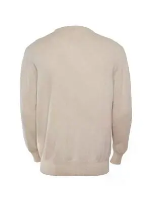 Loro Piana Crew-neck Knit Sweater - Neutrals