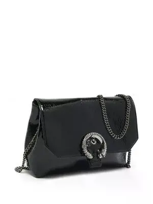 JIMMY CHOO Madeline Crystal Shoulder Bag - Black